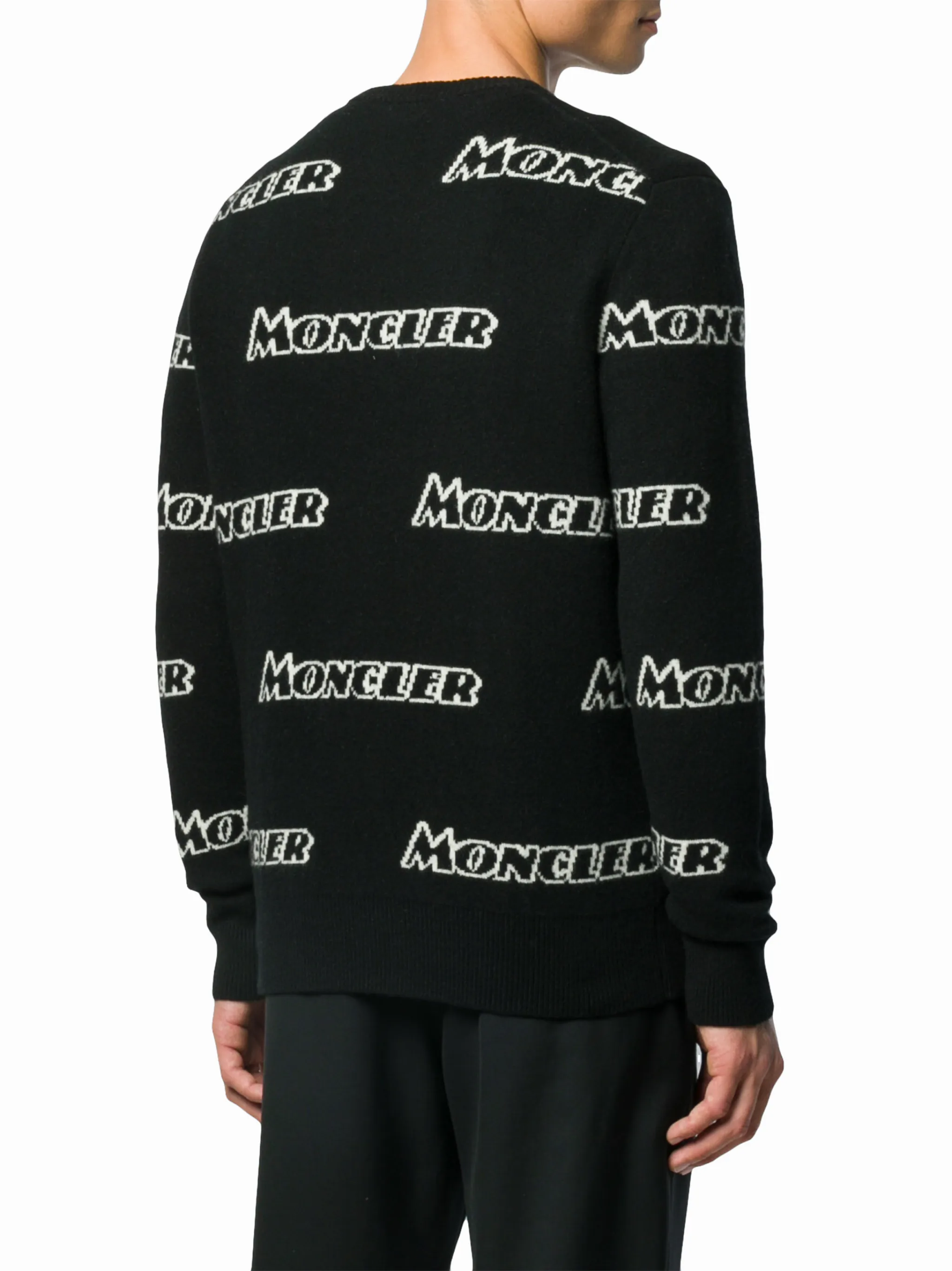 logo intarsia sweater | Moncler | Eraldo.com