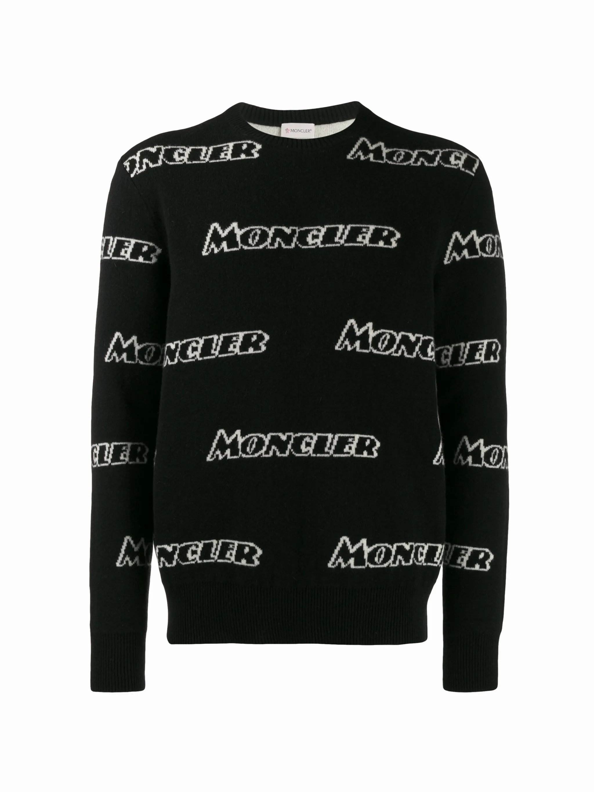 logo intarsia sweater | Moncler | Eraldo.com
