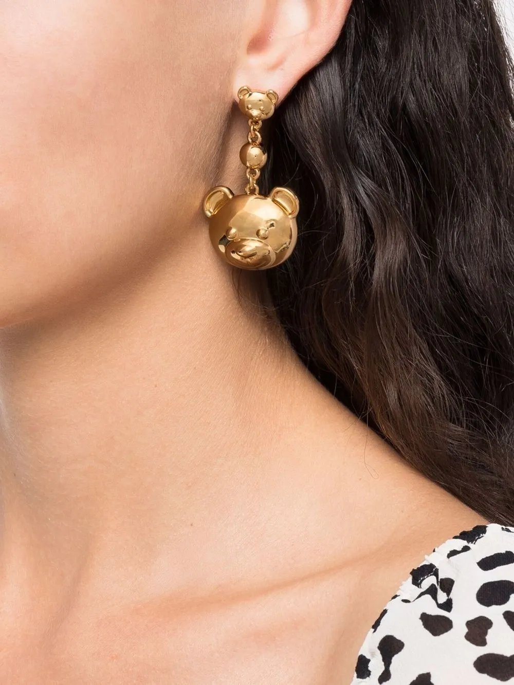 Moschino Teddy Bear hanging earrings | Eraldo.com IC