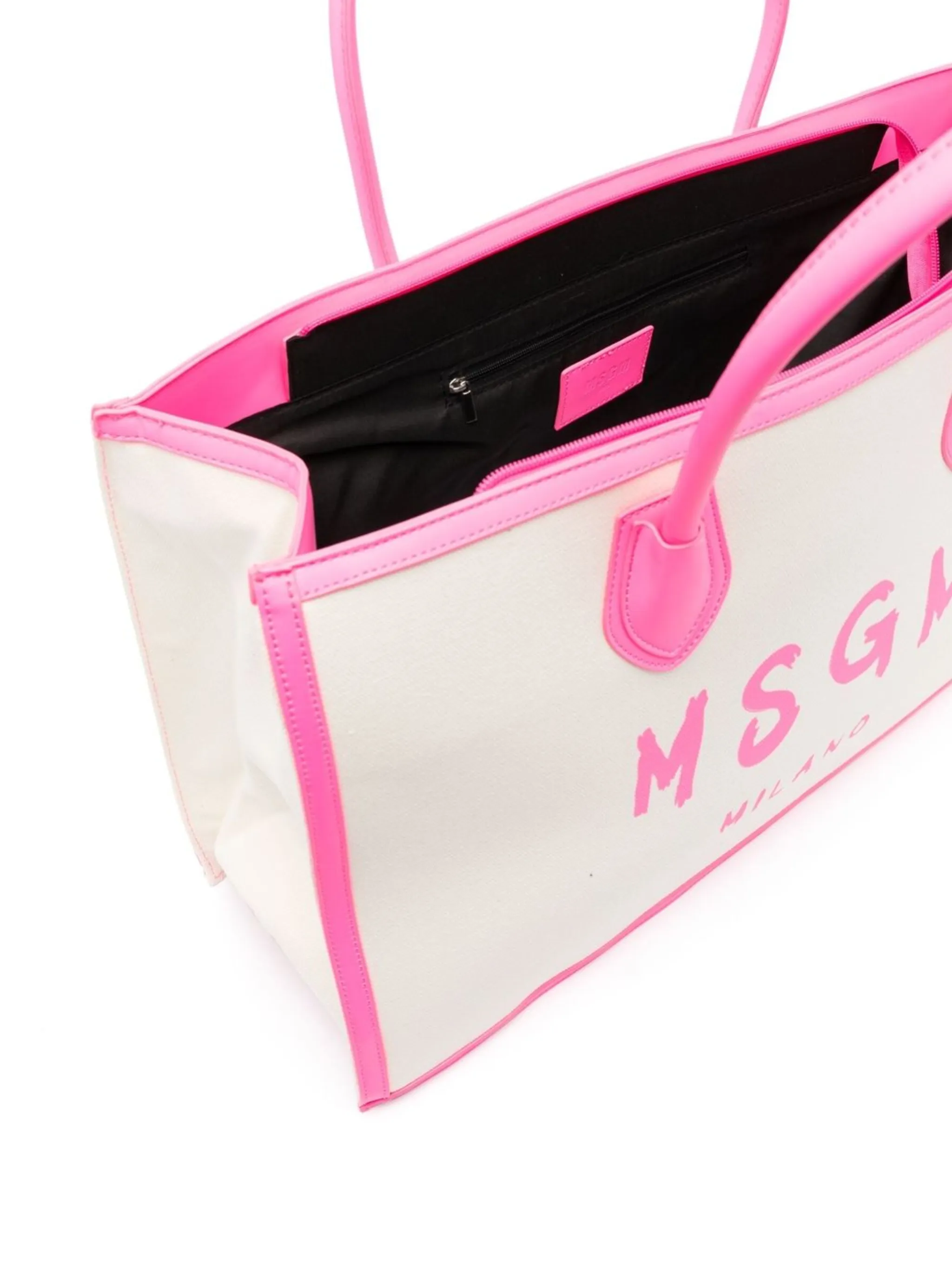 MSGM Kids contrasting-edge tote bag | Eraldo.com US