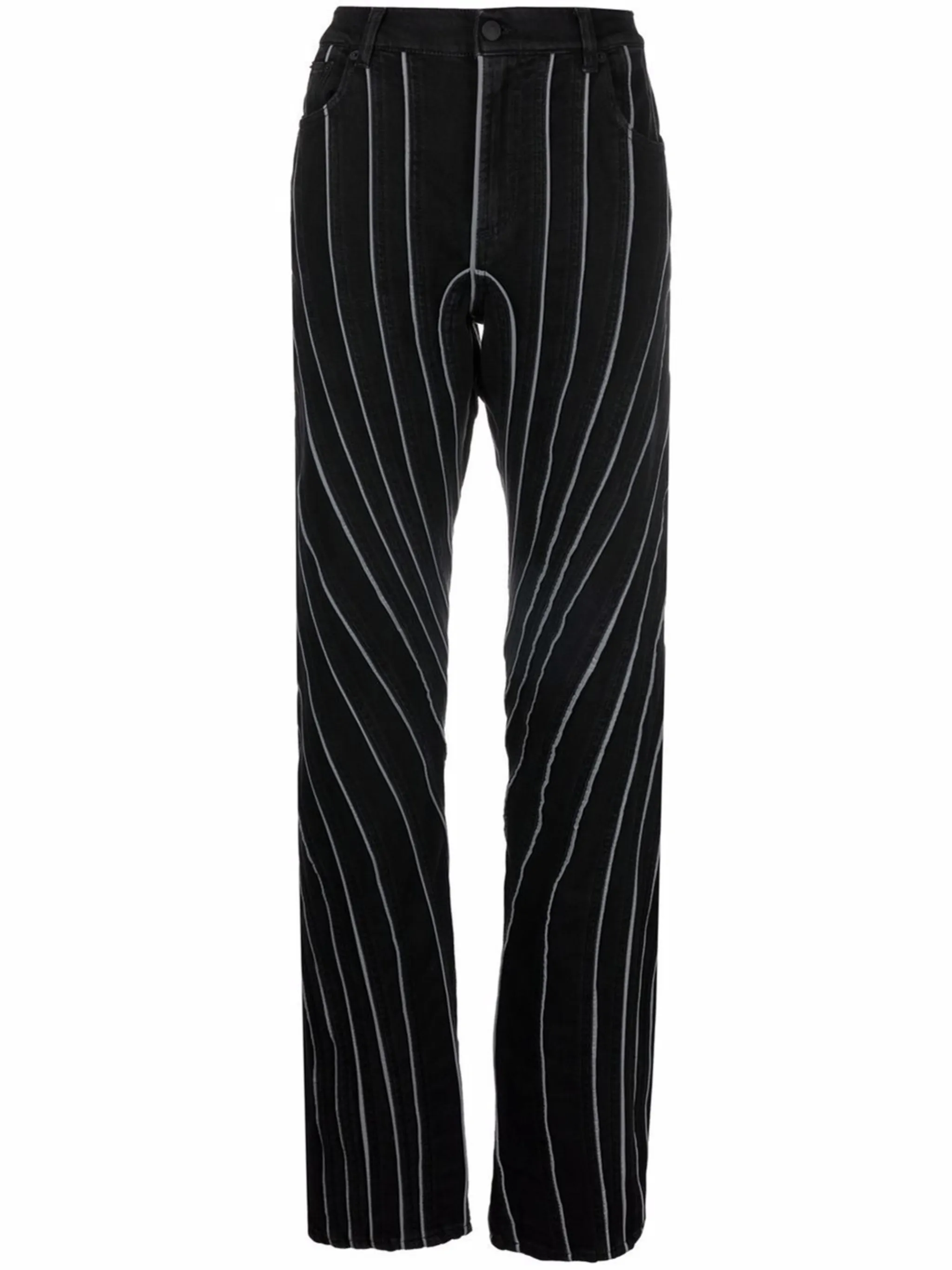 Spiral straight-leg jeans | Mugler | Eraldo.com
