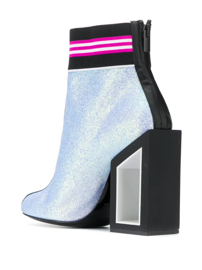VOID Ankle Boot in multicolour Rubber | Nicholas Kirkwood