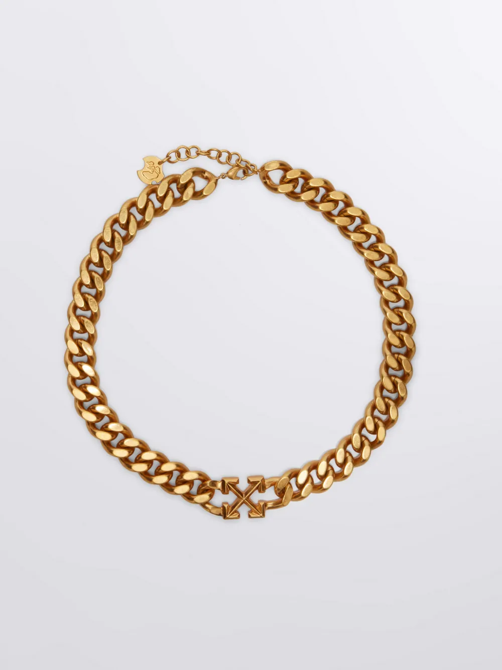 Arrows curb chain necklace in gold | Off-White™ Official GB