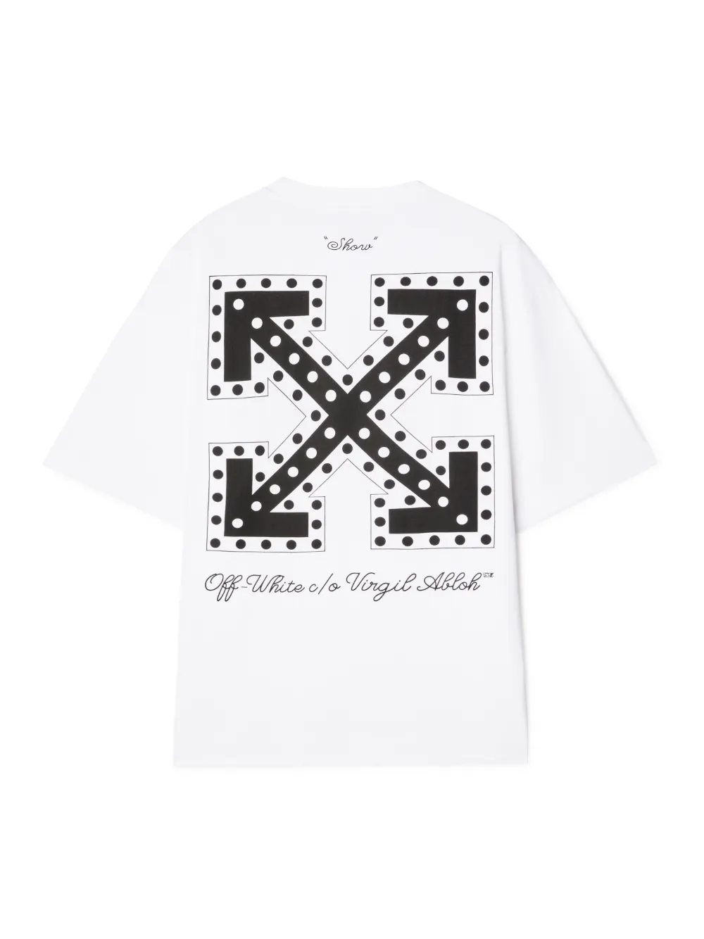 "ASK LEGAL" SHOW TEE in 0110 0110 white - black | Off-White™ Official GB