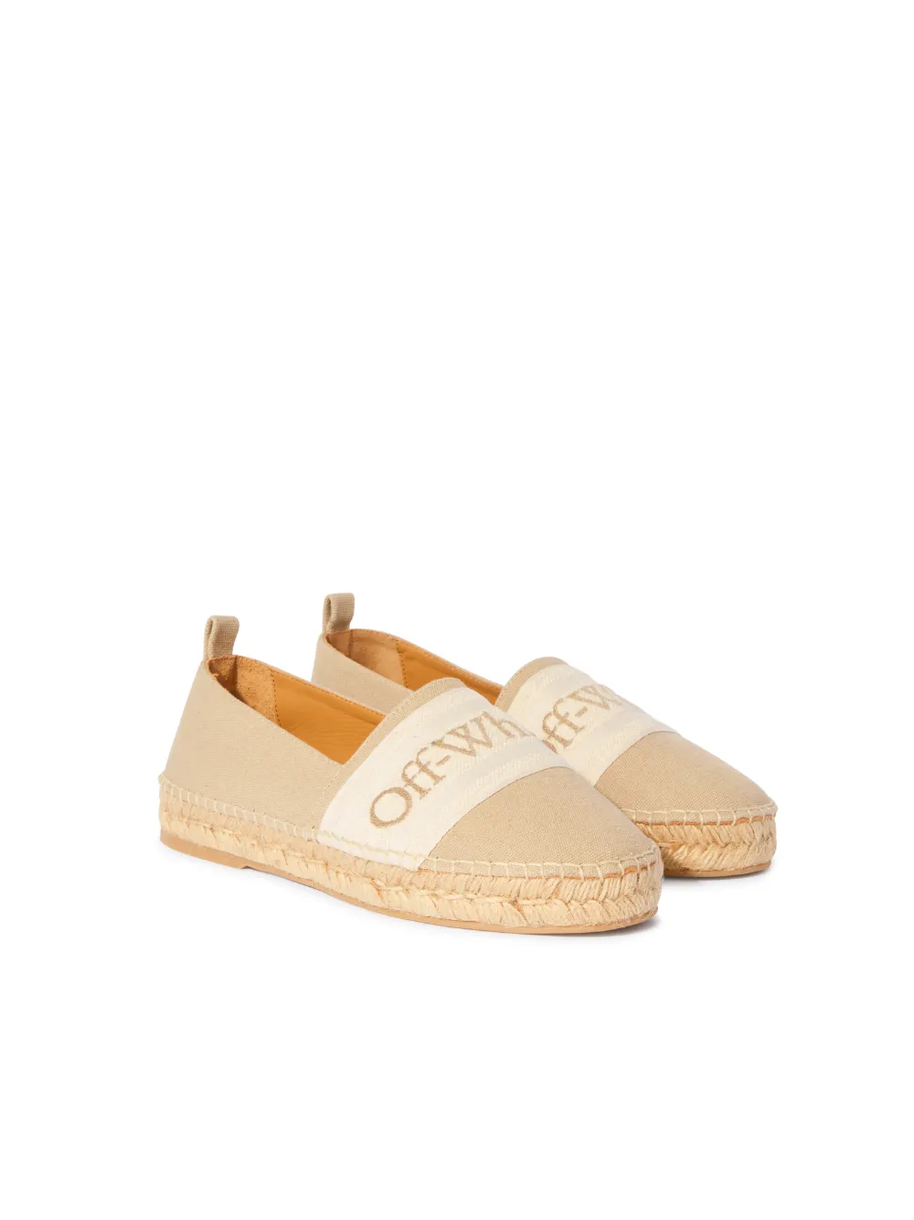 BEIGE BOOKISH ESPADRILLES in neutrals | Off-White™ Official CA