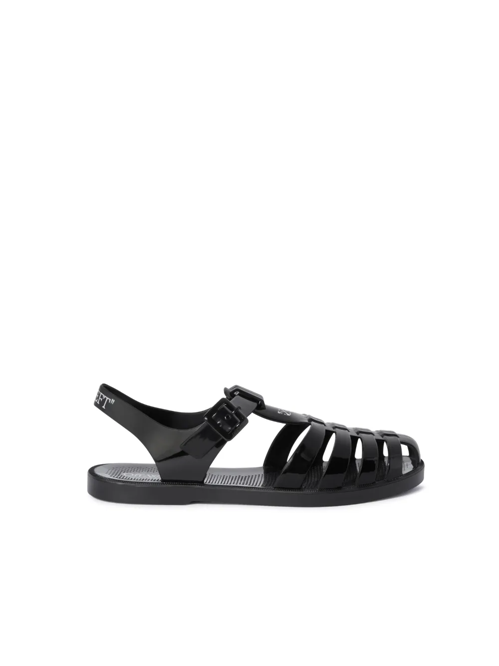 BLACK ARROW PVC SANDALS in black | Off-White™ Official ZA