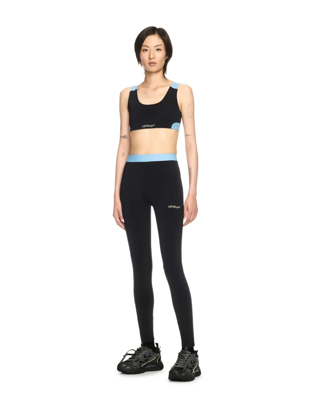 BLACK COLOR BLOCK BRA in black | Off-White™ Official CA