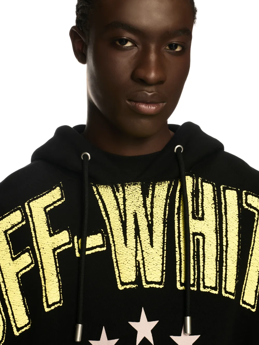 BLACK FRESCO STAR HOODIE in black | Off-White™ Official MX