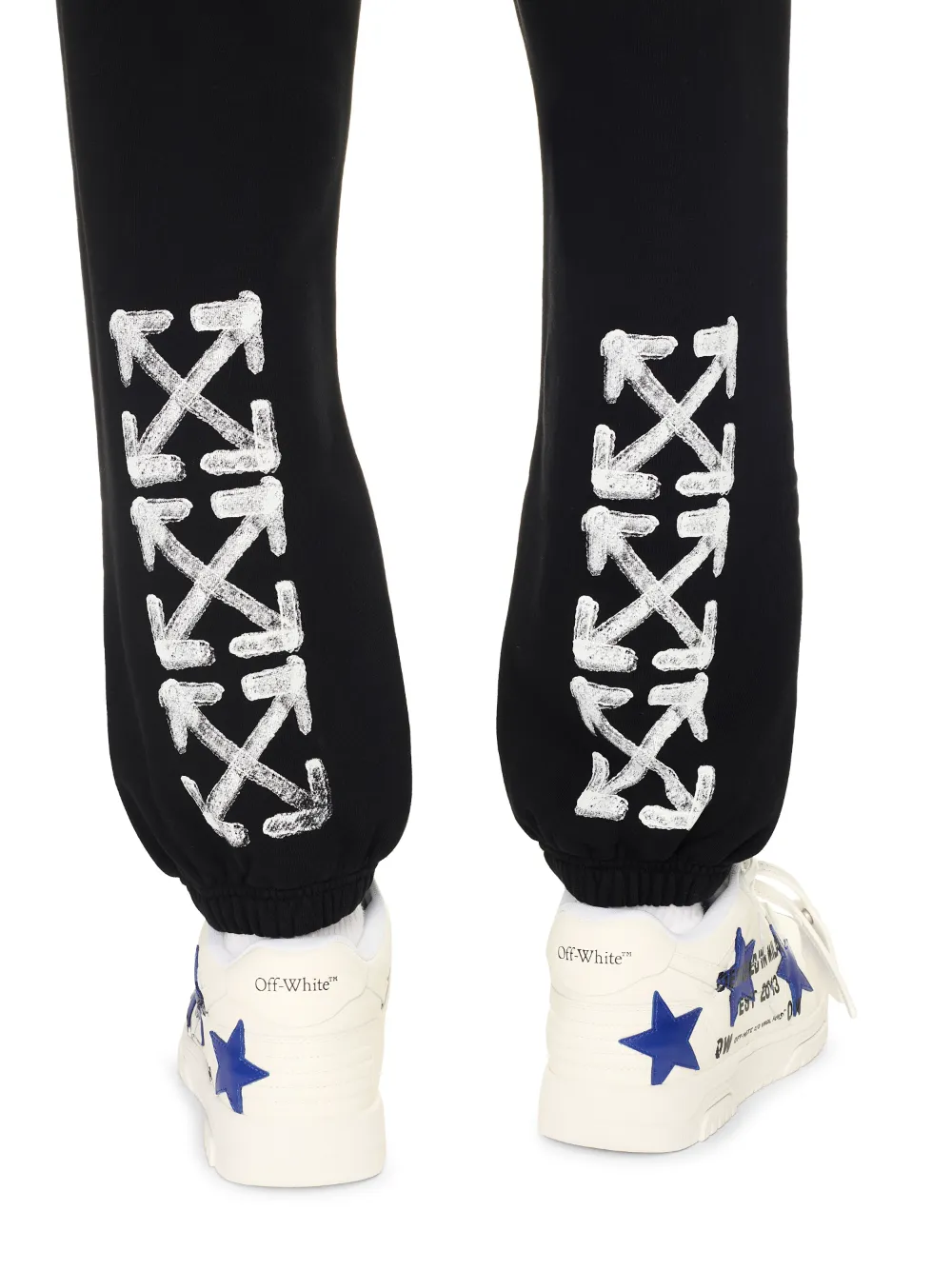 BLACK SPRAY ARROW SWEATPANTS in black | Off-White™ Official IN