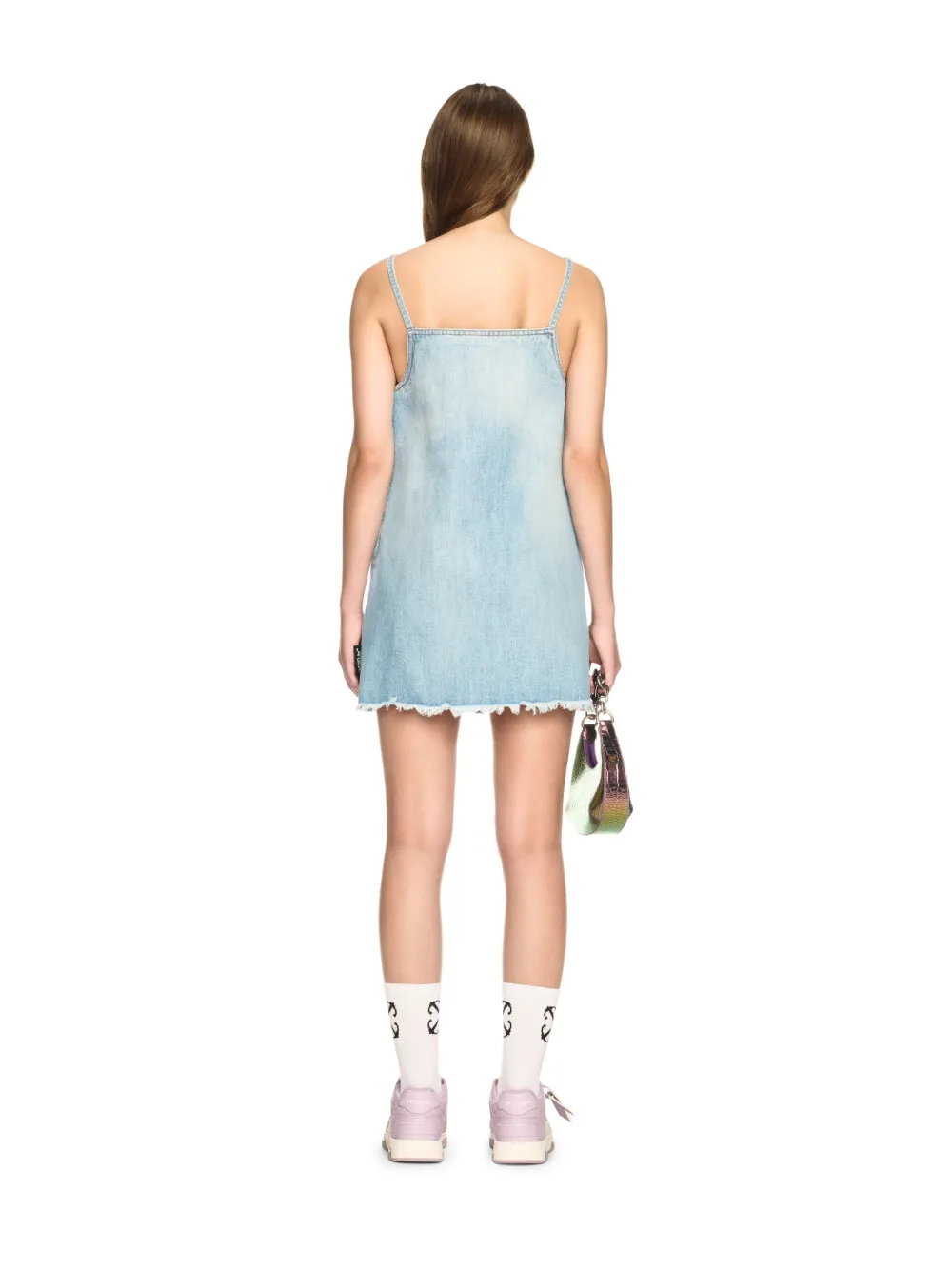 BLUE DENIM DOLL DRESS in blue | Off-White™ Official JP