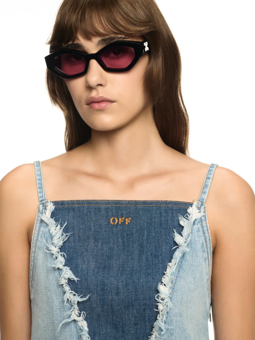 BLUE DENIM DOLL DRESS in blue | Off-White™ Official JP