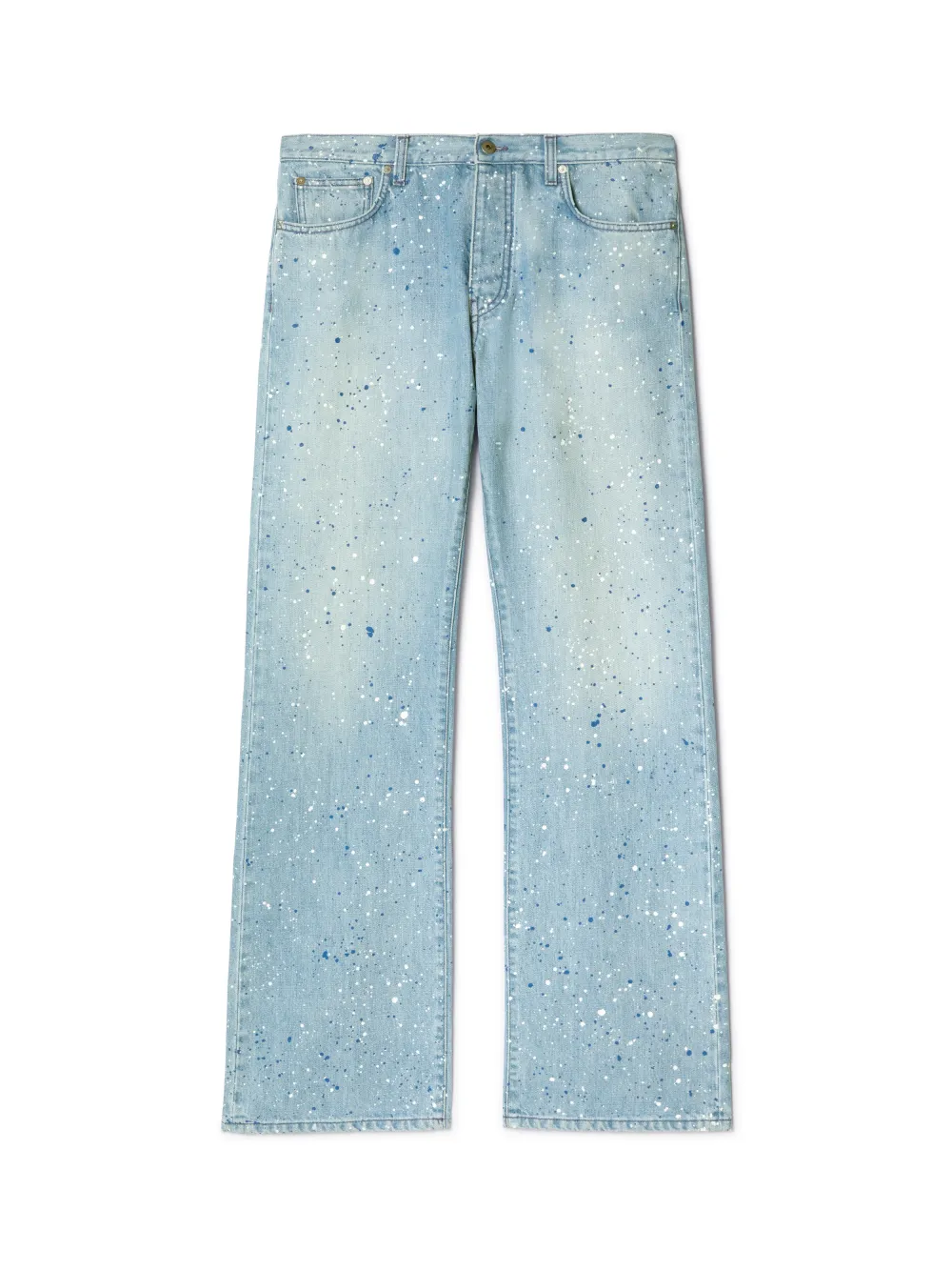 BLUE PAINT SPLATTER JEANS in blue | Off-White™ Official TH