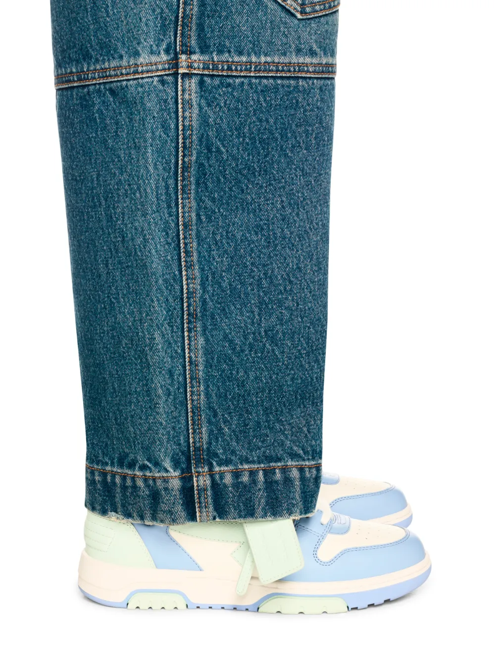 BLUE/WHITE TRICOLOR OUT OF OFFICE in blue | Off-White™ Official US