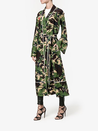 Off-White camouflage print robe | Browns