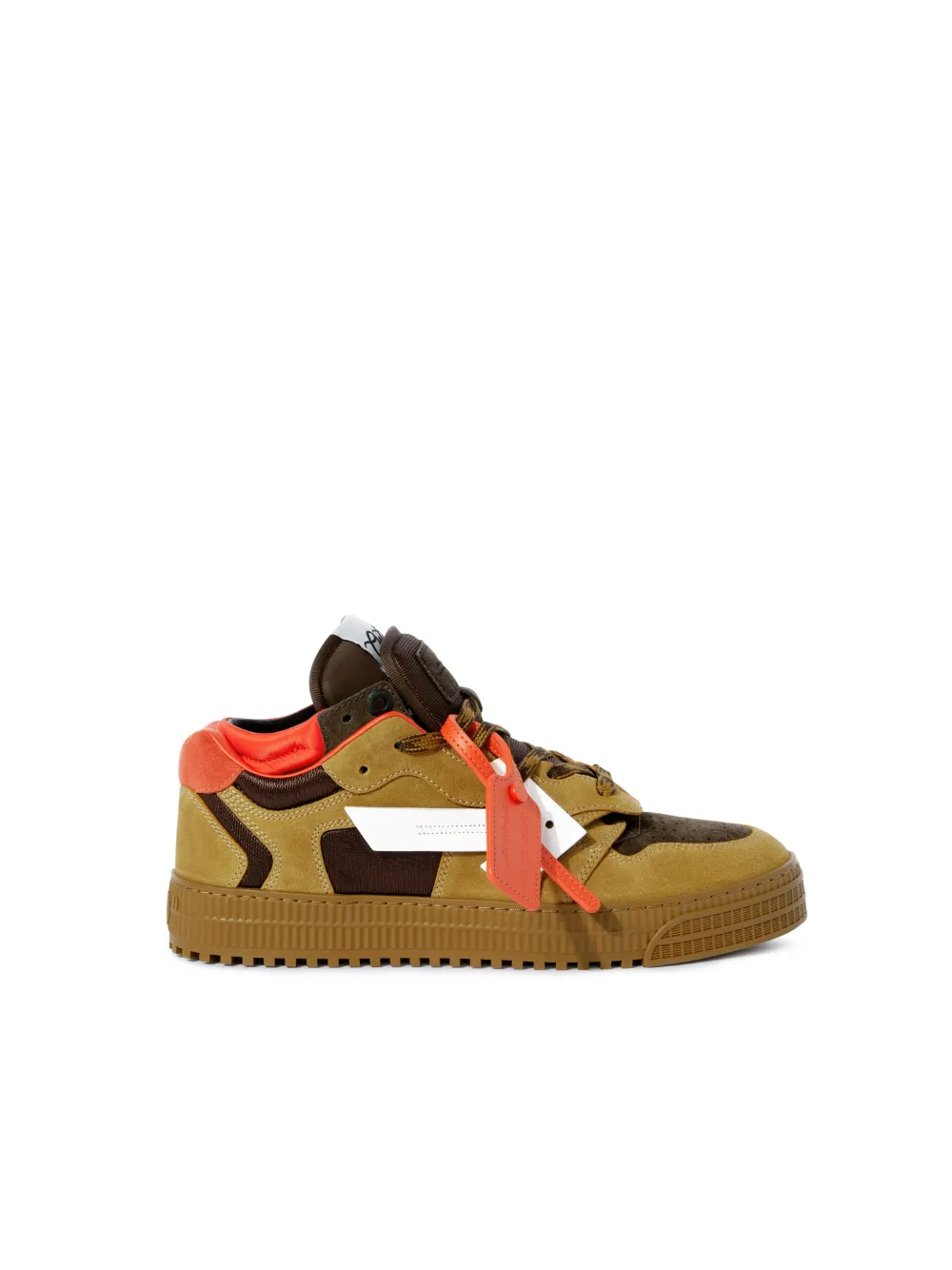 CHOCOLATE/ORANGE FLOATING ARROW in brown | Off-White™ Official TH