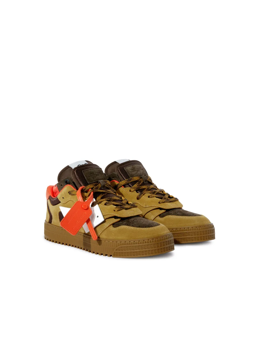 CHOCOLATE/ORANGE FLOATING ARROW in brown | Off-White™ Official ZA