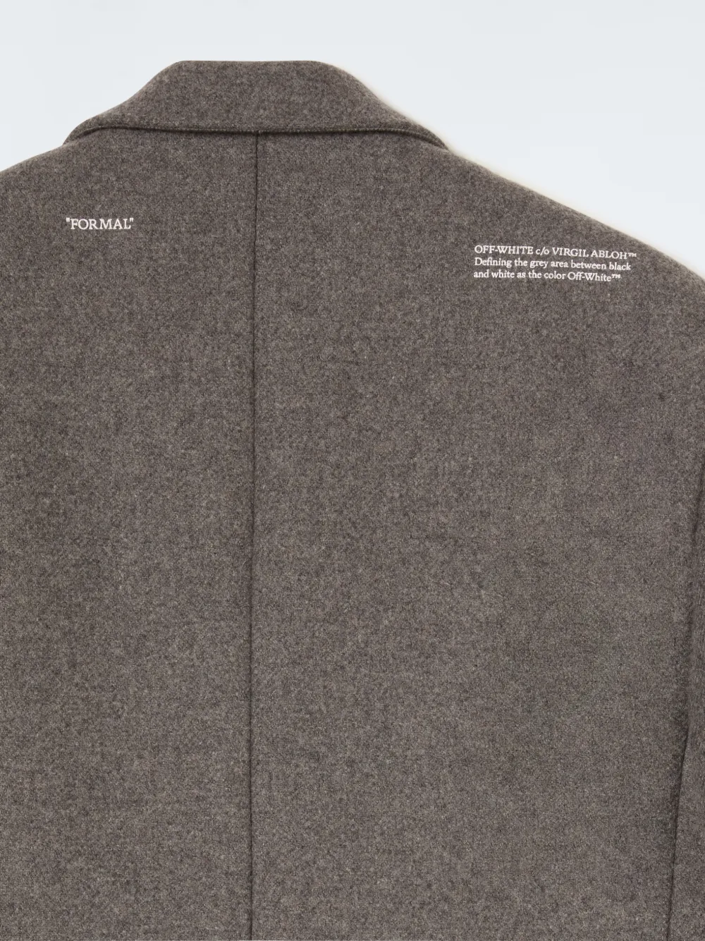 CORP LONG COAT in grey | Off-White™ Official GB