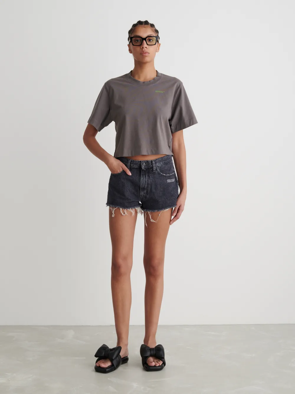 CORPORATE SHORTS in grey | Off-White™ Official US