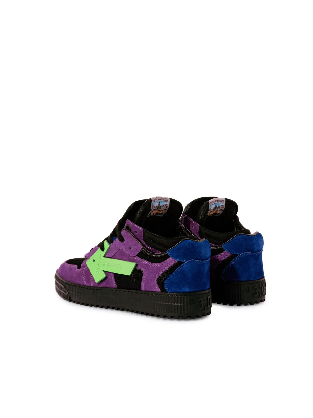DARK BLUE/LIME FLOATING ARROW in purple | Off-White™ Official IN
