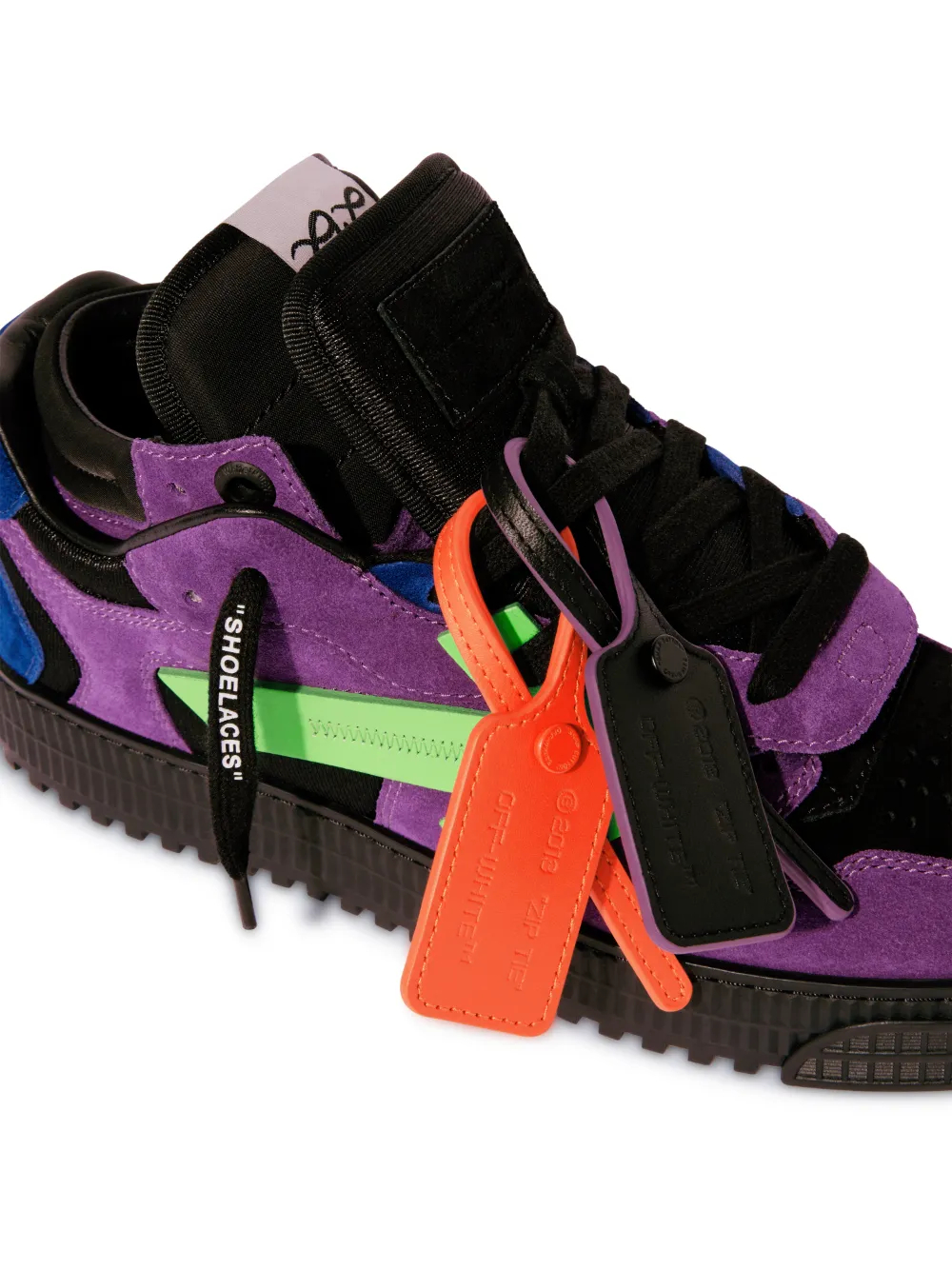 DARK BLUE/LIME FLOATING ARROW in purple | Off-White™ Official IN