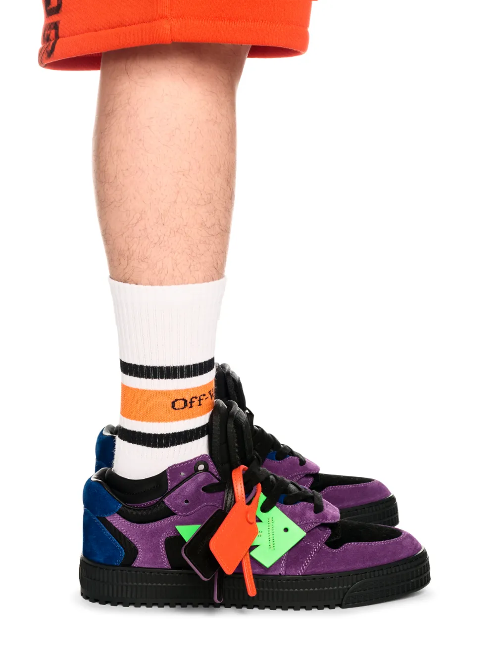 DARK BLUE/LIME FLOATING ARROW in purple | Off-White™ Official IN