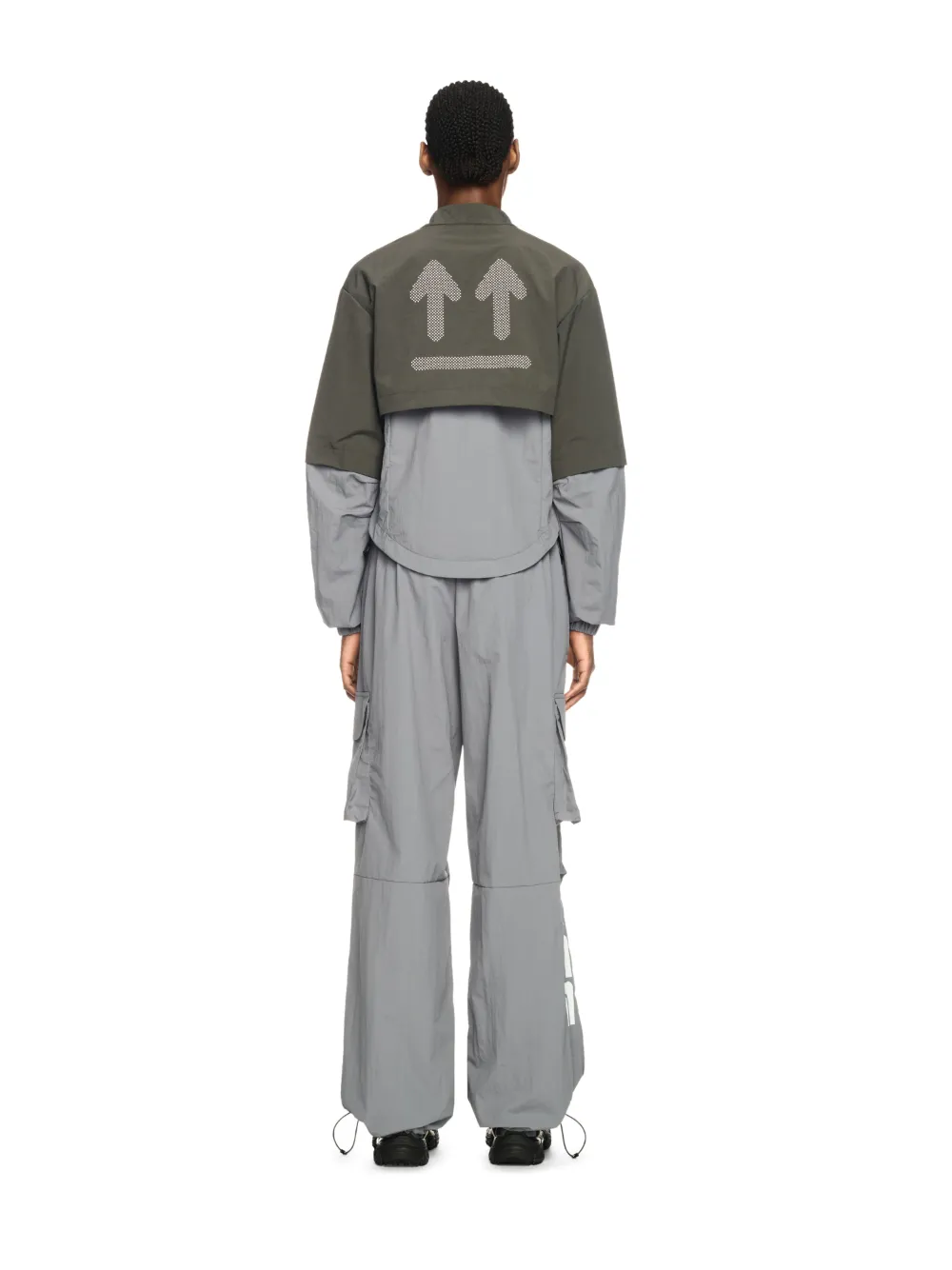 DARK GRAY OFF PARACHUTE PANTS in grey | Off-White™ Official AU