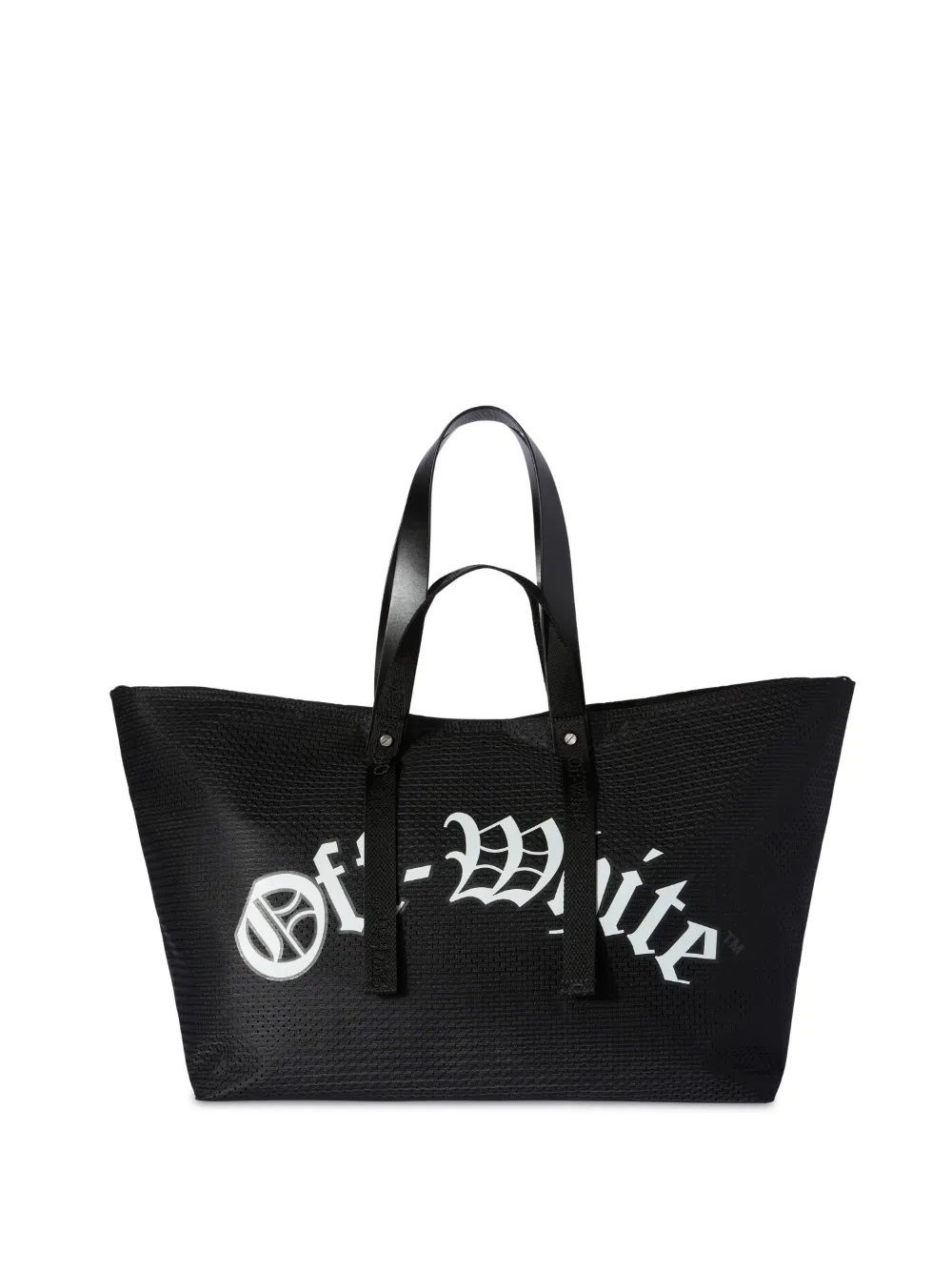 Day Off Mesh Baseball Logo Tote Bag in black | Off-White™ Official TH