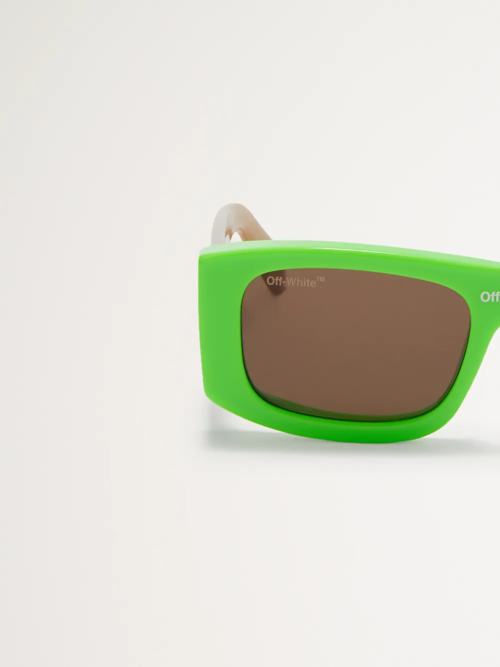 Lucio logo-print sunglasses in brown | Off-White™ Official US