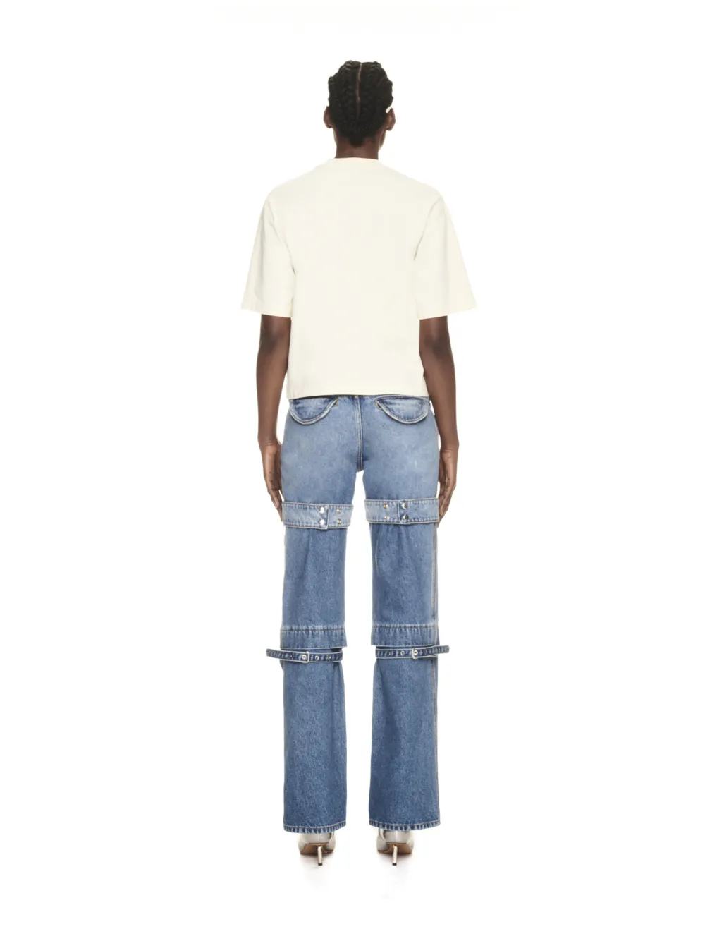 FLOCK OW BASIC TEE in white | Off-White™ Official GB