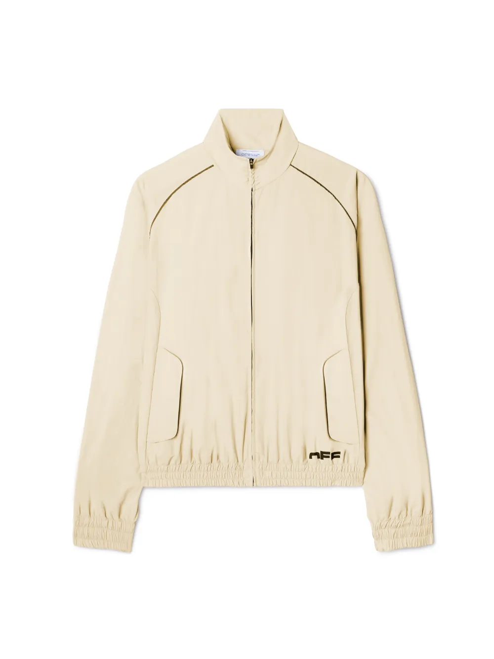 GRAY OFF SPLIT TRACK JACKET in neutrals | Off-White™ Official CA