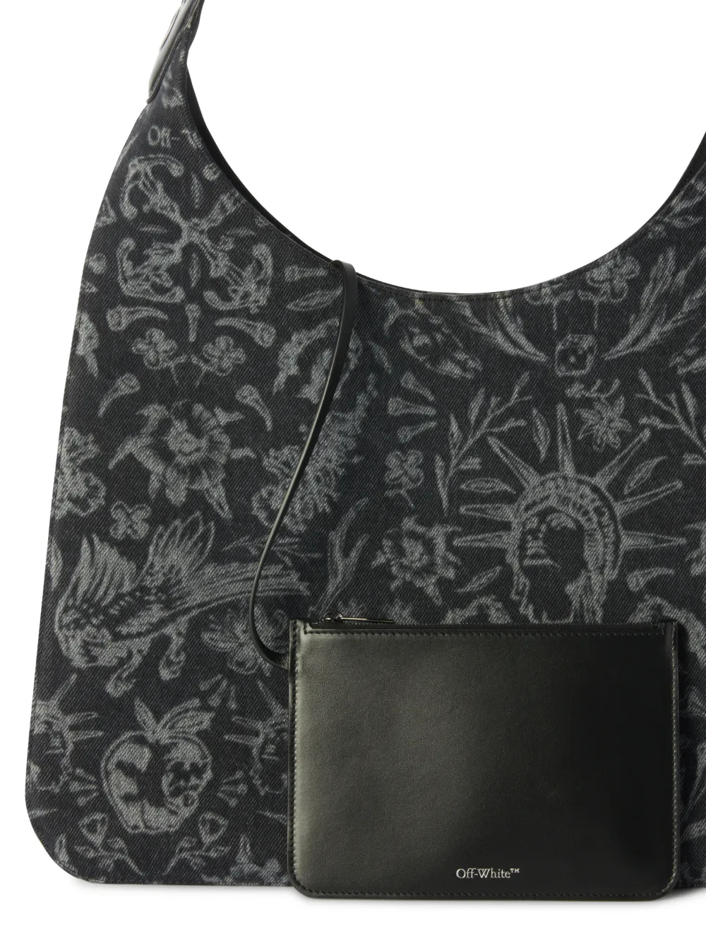 HOBO METROPOLITAN TATTOO PRINT in black | Off-White™ Official US