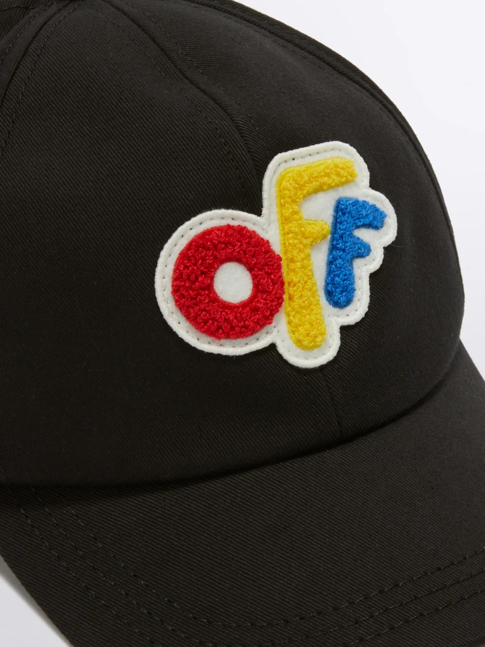 logo-patch baseball cap in black | Off-White™ Official US