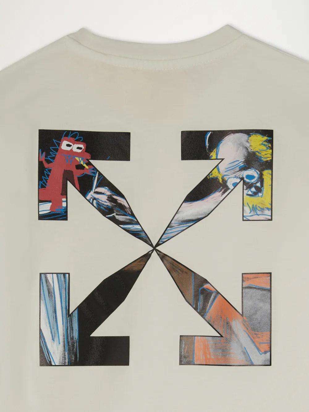 MONSTER ARROW TEE L/S in white | Off-White™ Official GB