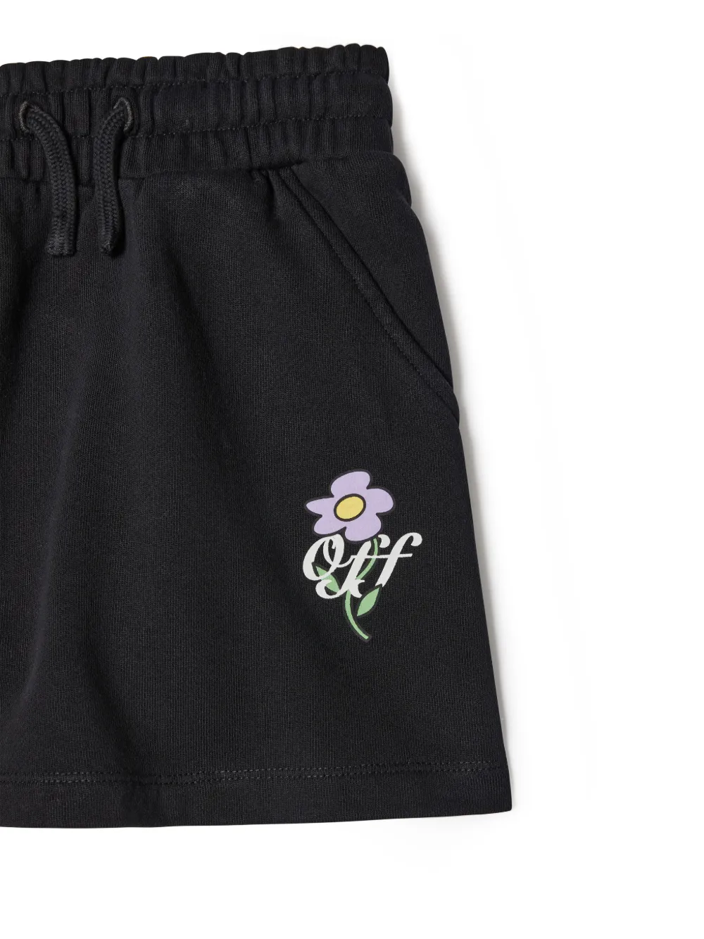 Off Flowers Sweatskirt in black | Off-White™ Official US