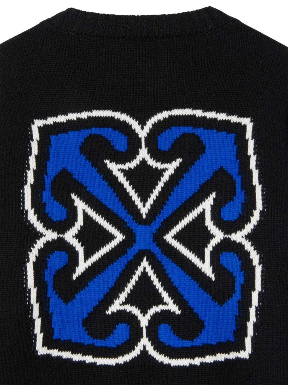 Ow Patch Crewneck in black | Off-White™ Official US