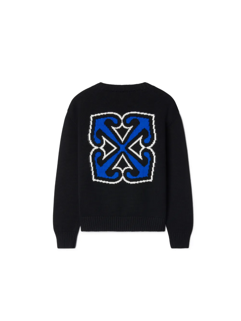 Ow Patch Crewneck in black | Off-White™ Official US