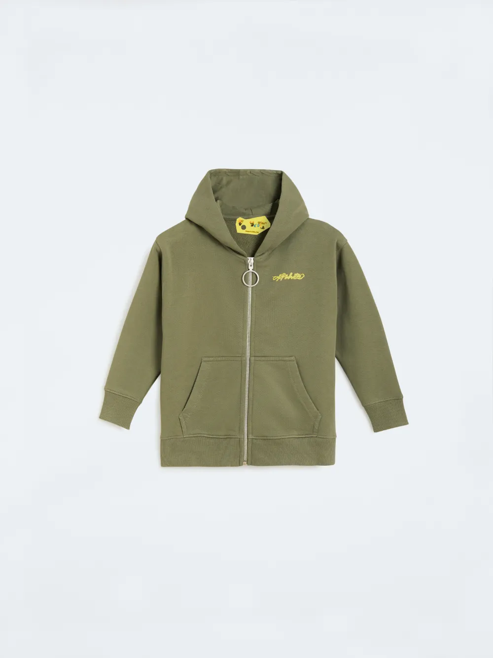 Peace Hoodie in green | Off-White™ Official US