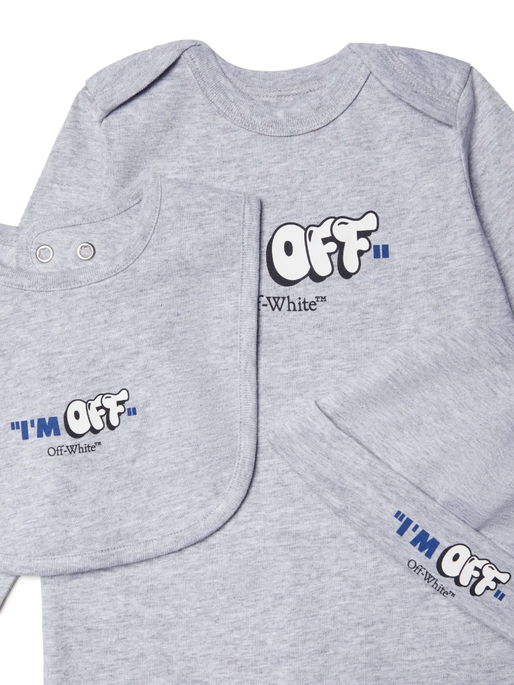 QUOTE LOGO 3-PIECE SET in grey | Off-White™ Official GB