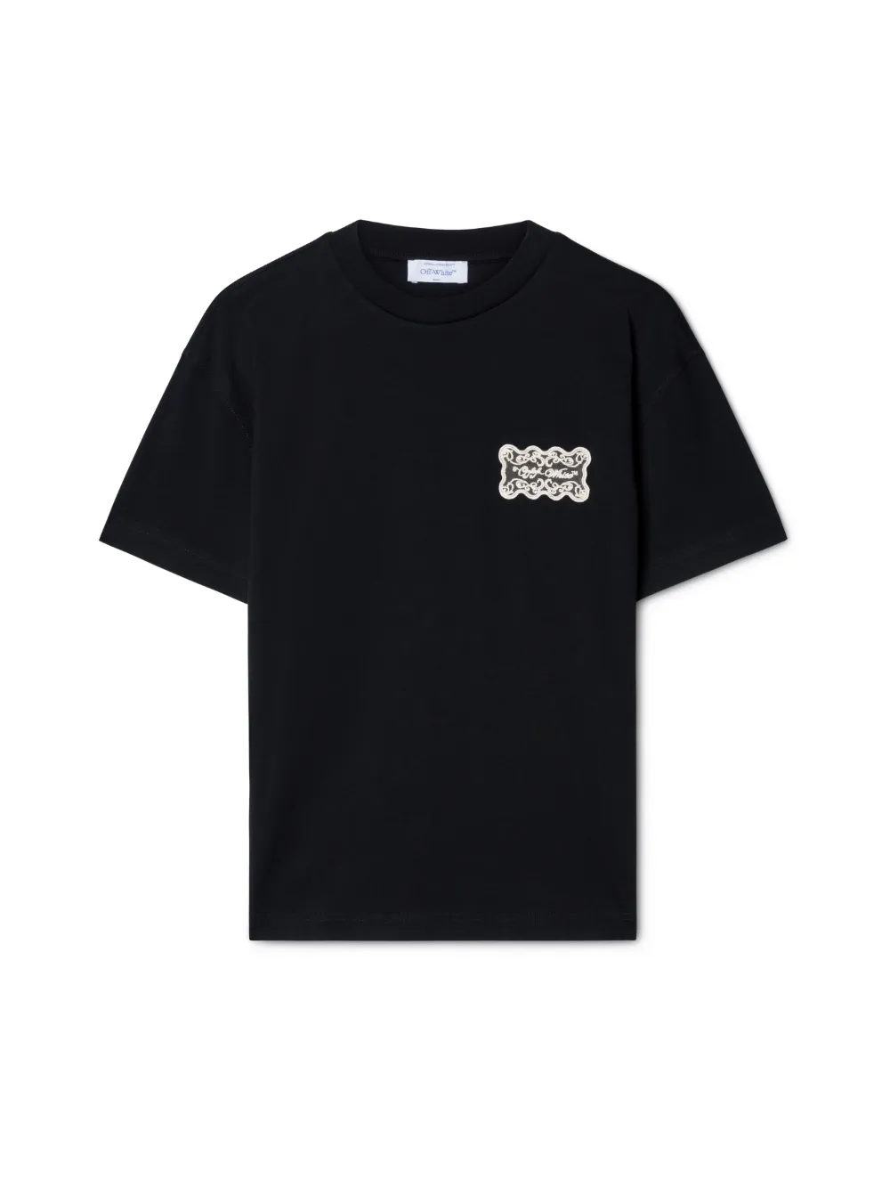 LACE LABEL REG TEE in black | Off-White™ Official US