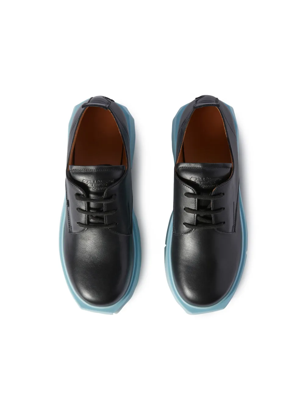 Leather Sponge Derby in black | Off-White™ Official US