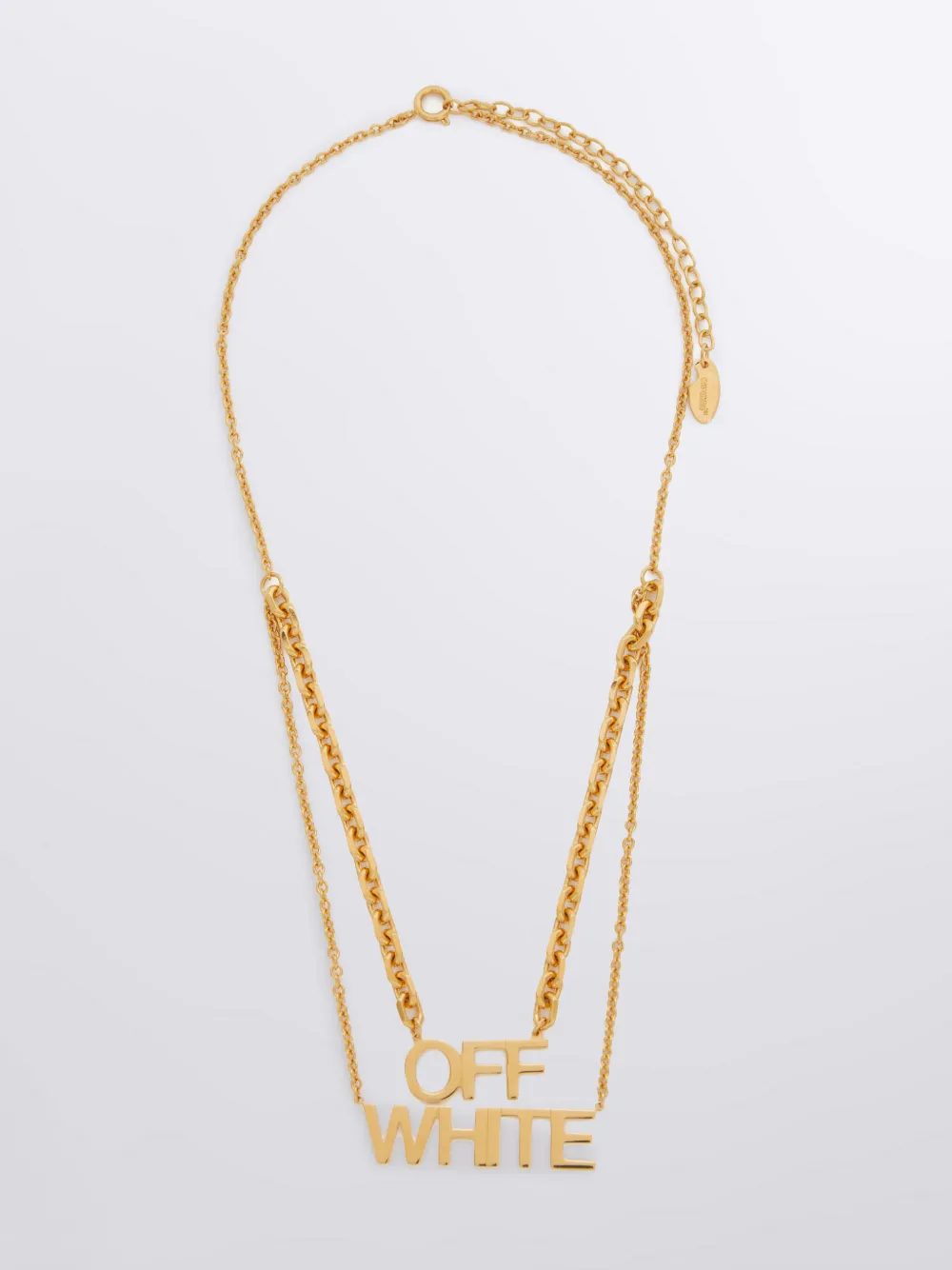 LOGO NECKLACE in gold | Off-White™ Official US