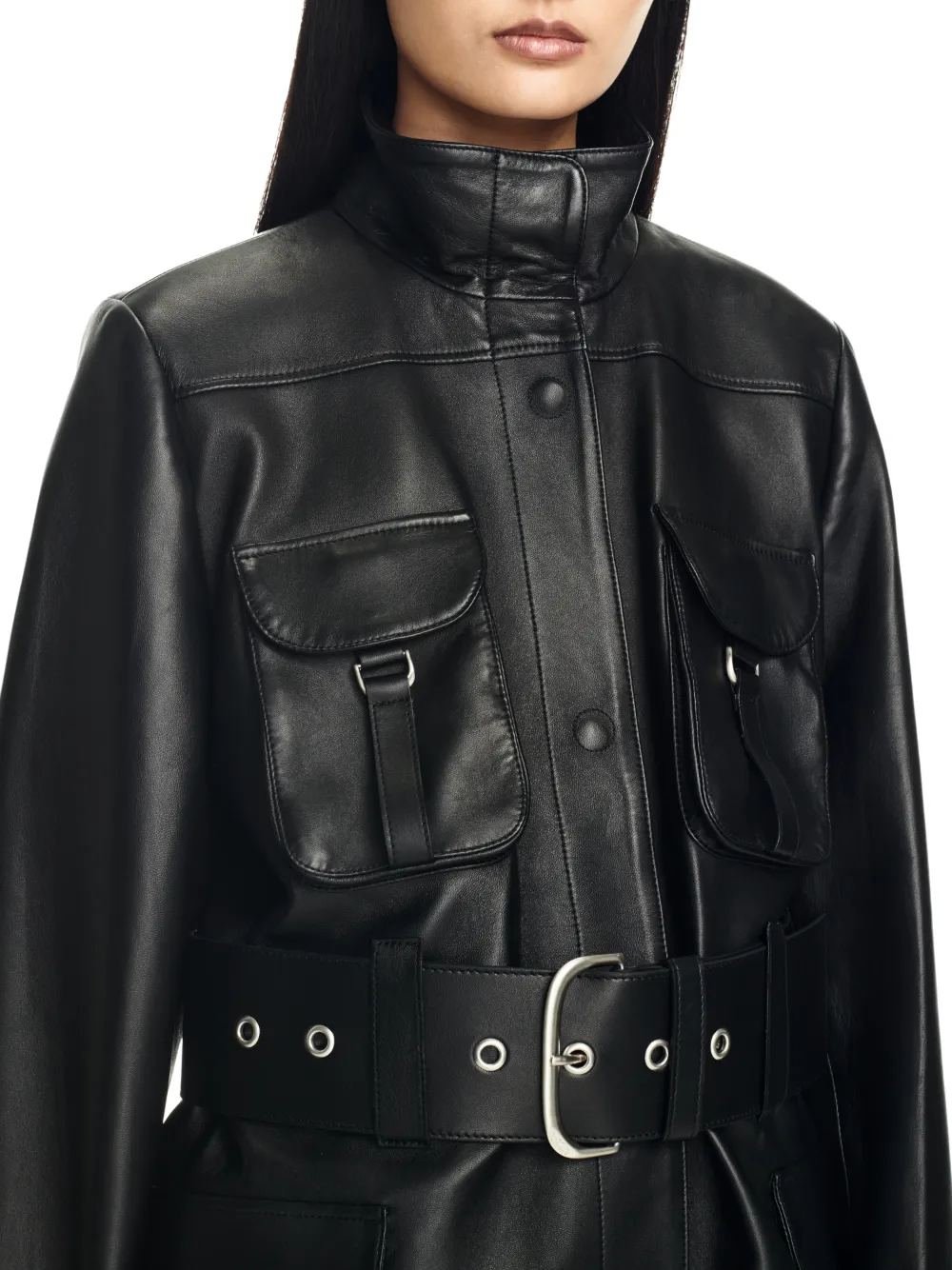 NAPPA CARGO BELT FIELD JACKET in black | Off-White™ Official GB