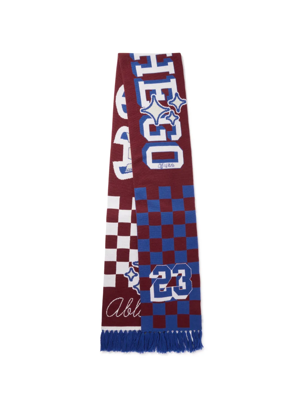 ONTHEGO KNIT SCARF in blue | Off-White™ Official GB