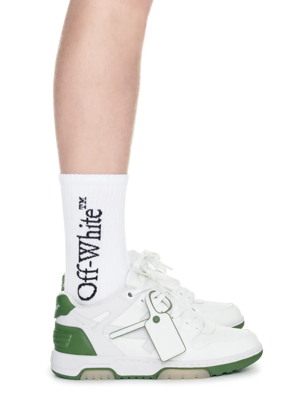 OUT OF OFFICE WHITE/FOREST GREEN in white | Off-White™ Official GB