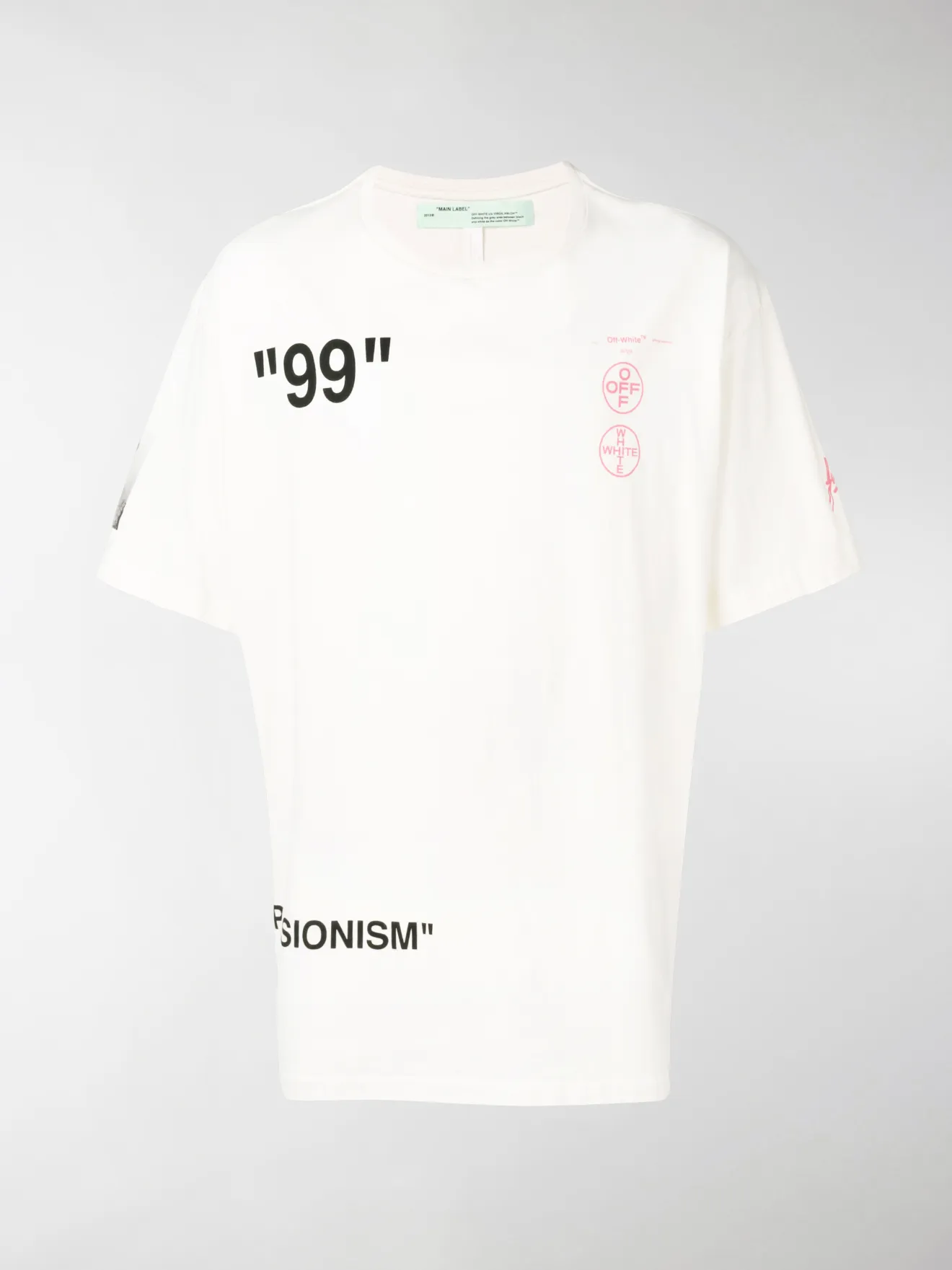 Off-White oversized Impressionism T-shirt white | MODES