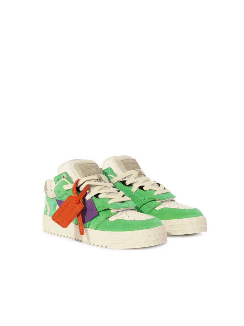 PURPLE/LAW GREEN FLOATING ARROW in green | Off-White™ Official CA