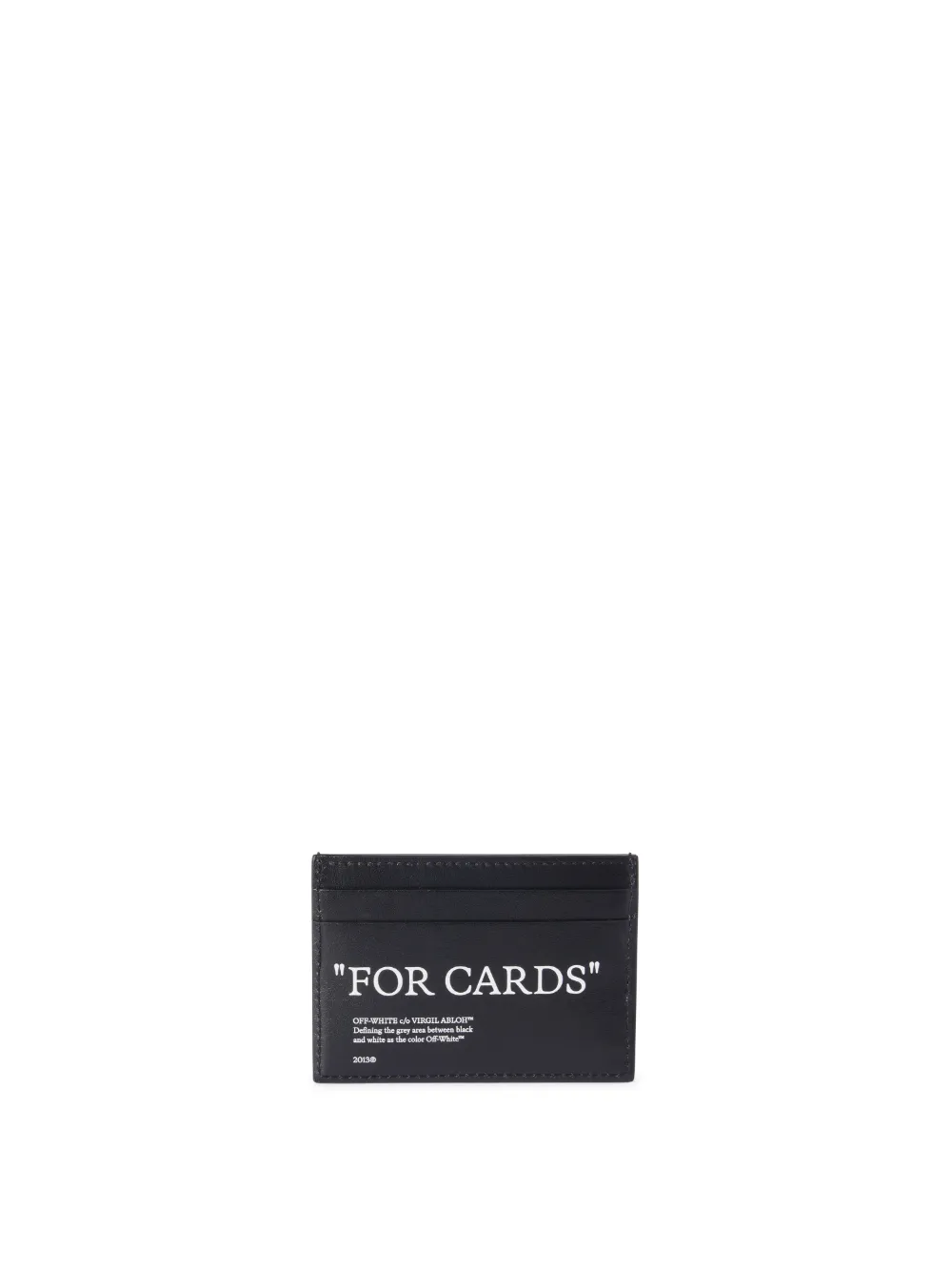 QUOTE CARD HOLDER in black | Off-White™ Official GB