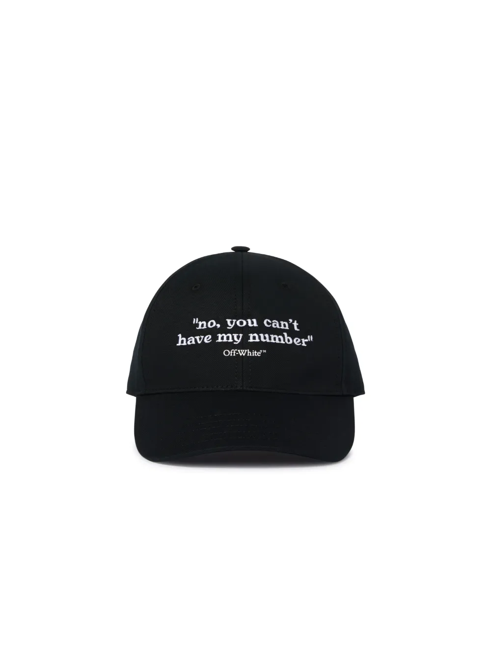 QUOTES BASEBALL CAP in black | Off-White™ Official US