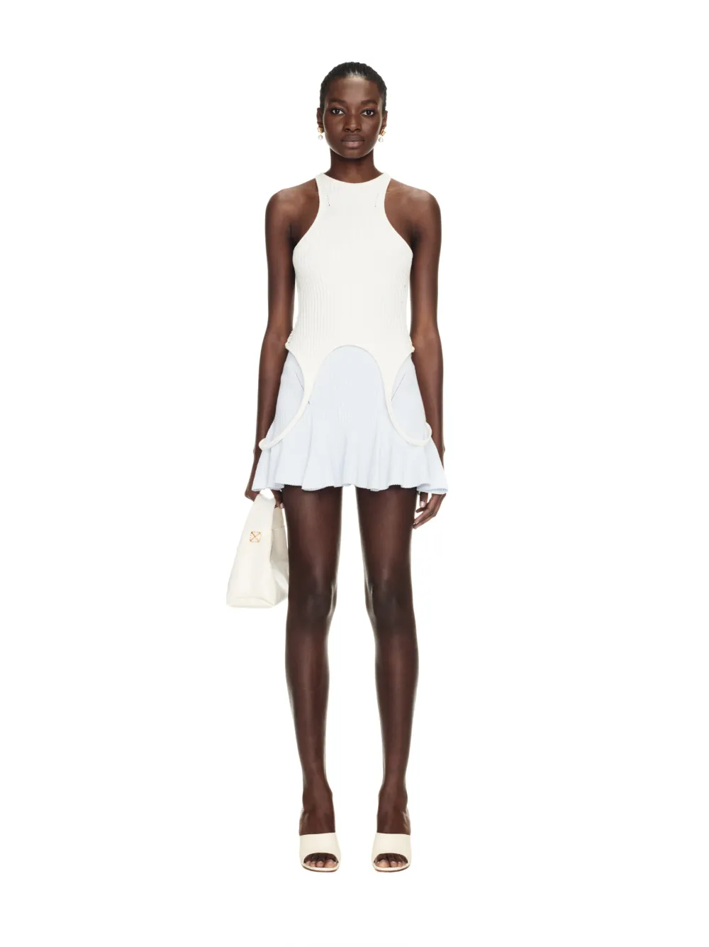 RACERBACK MINI DRESS in white | Off-White™ Official GB
