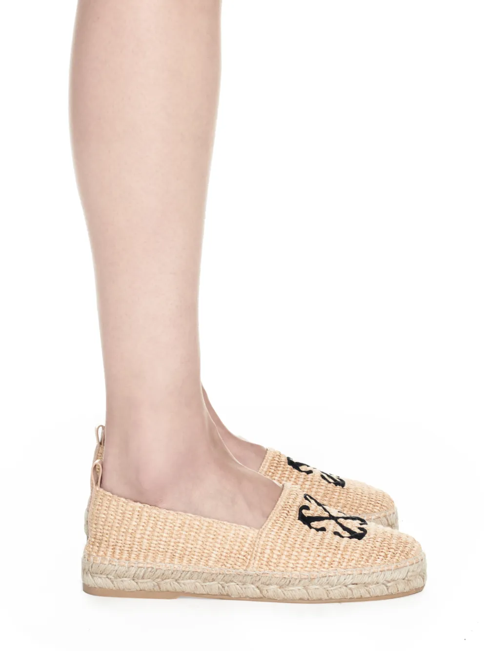 RAFIA ARROW ESPADRILLAS in neutrals | Off-White™ Official TH